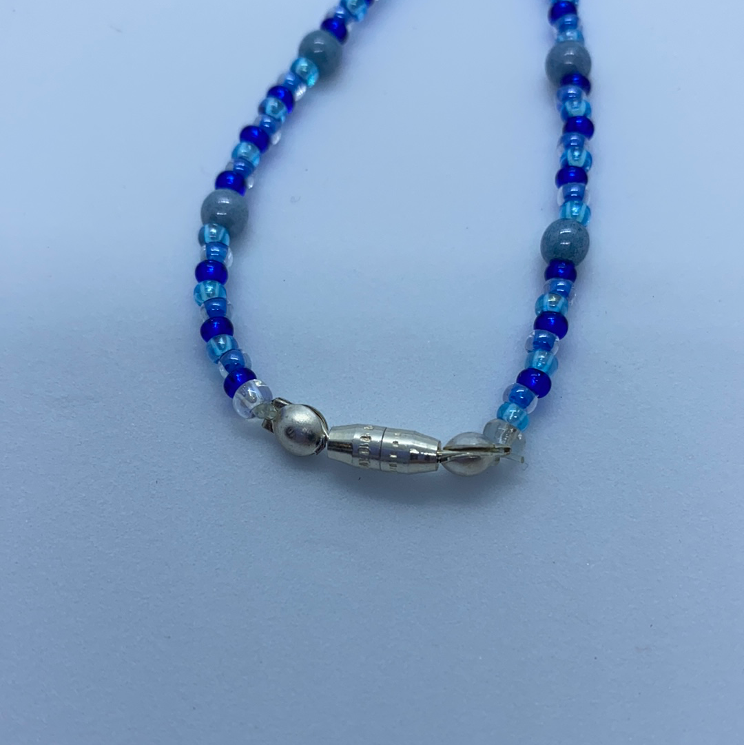 Beaded Blue Moon Bracelet – Starlight & Moondust